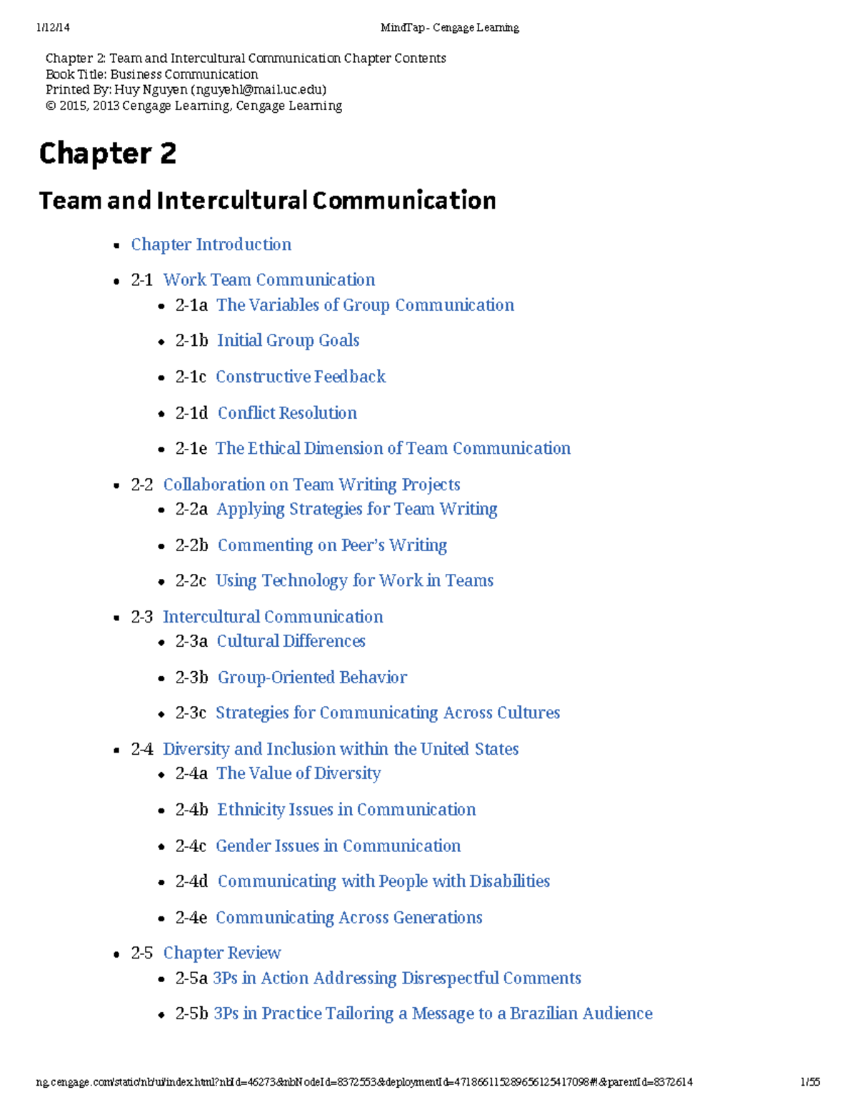 Chapter 2 - sách c2 - Chapter 2 : Team and Intercultural Communication ...