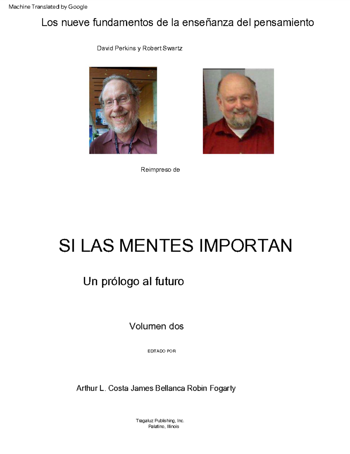 The Nine Basics of Teaching Thinking-1 - David Perkins y Robert Swartz ...