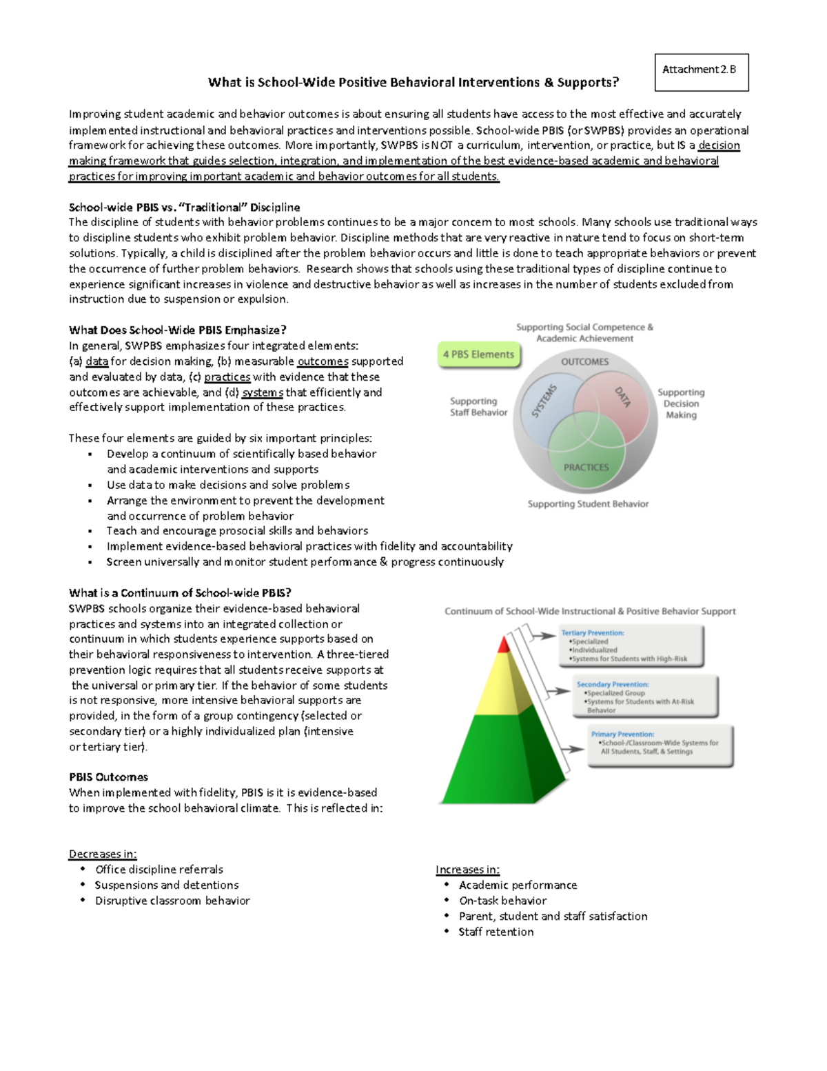 What is PBIS - Lecture notes What is Positive Behavioral Intervention ...