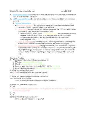 Chemistry Chapter 1 Review - Chemistry Chapter 1: Chemistry Basics ...