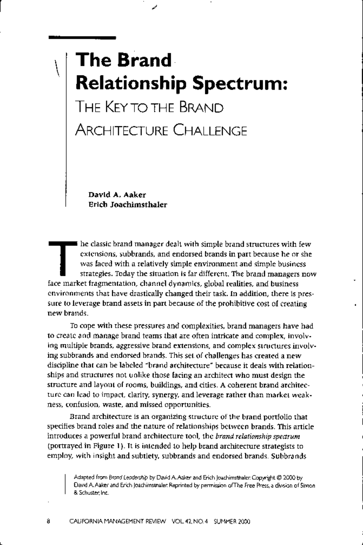 The brand relationship spectrum - \ The Brand Relationship Spectrum ...