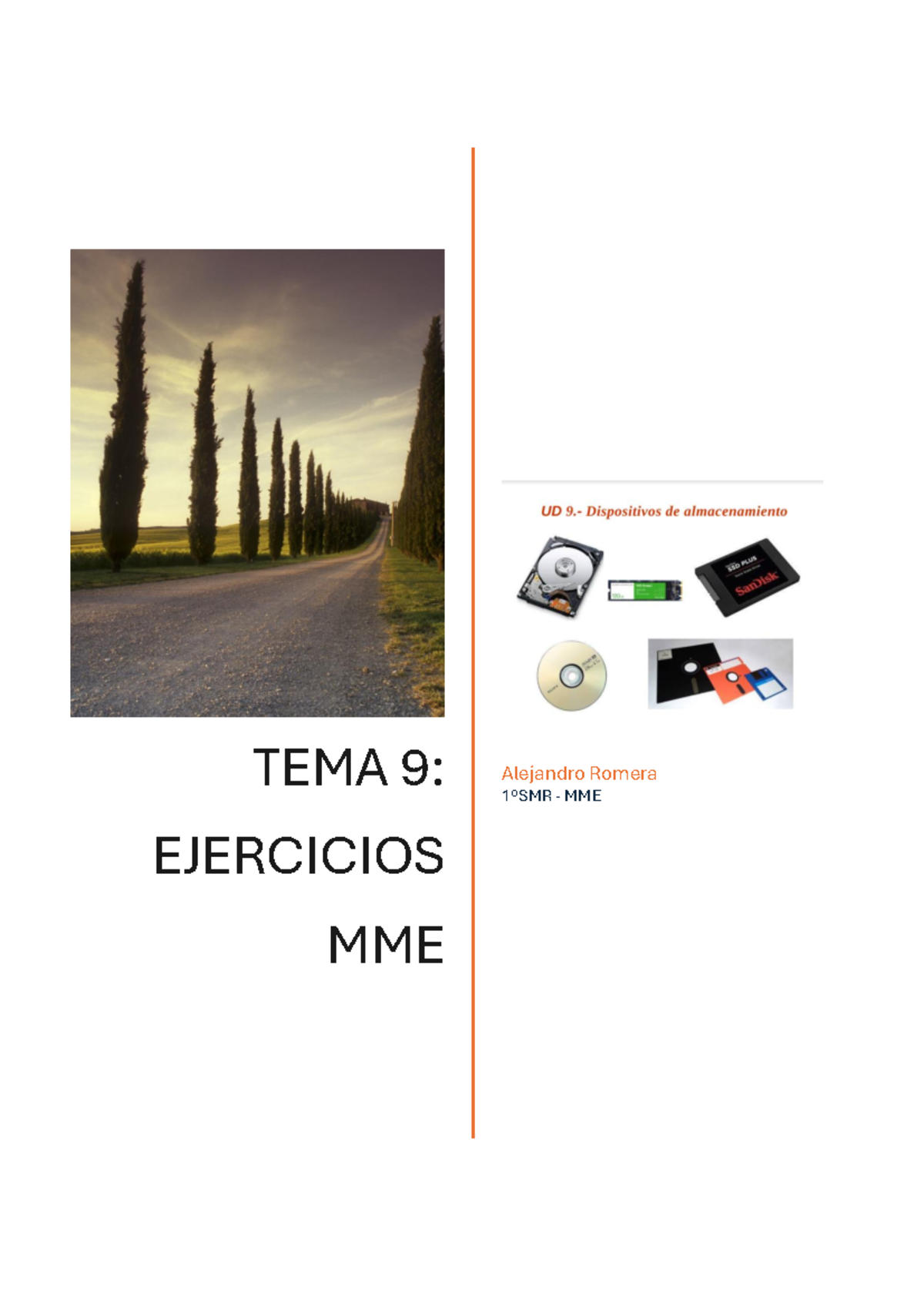 TEMA 9 MME - sdasdasd - TEMA 9: EJERCICIOS MME Alejandro Romera 1ºSMR - MME Alejandro Romera ...