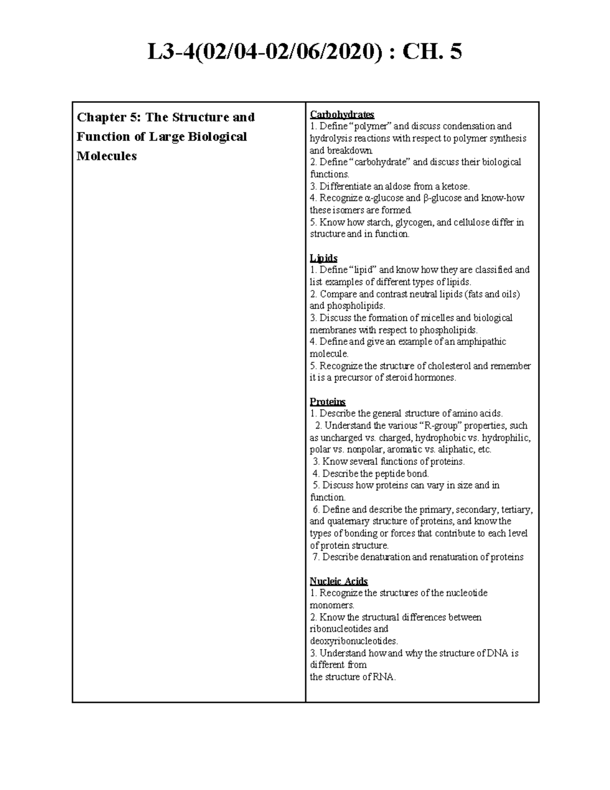 L3-4 CH 5 - Lecture notes 3-4 - L3-4(02/04-02/06/2020) : CH. 5 Chapter ...