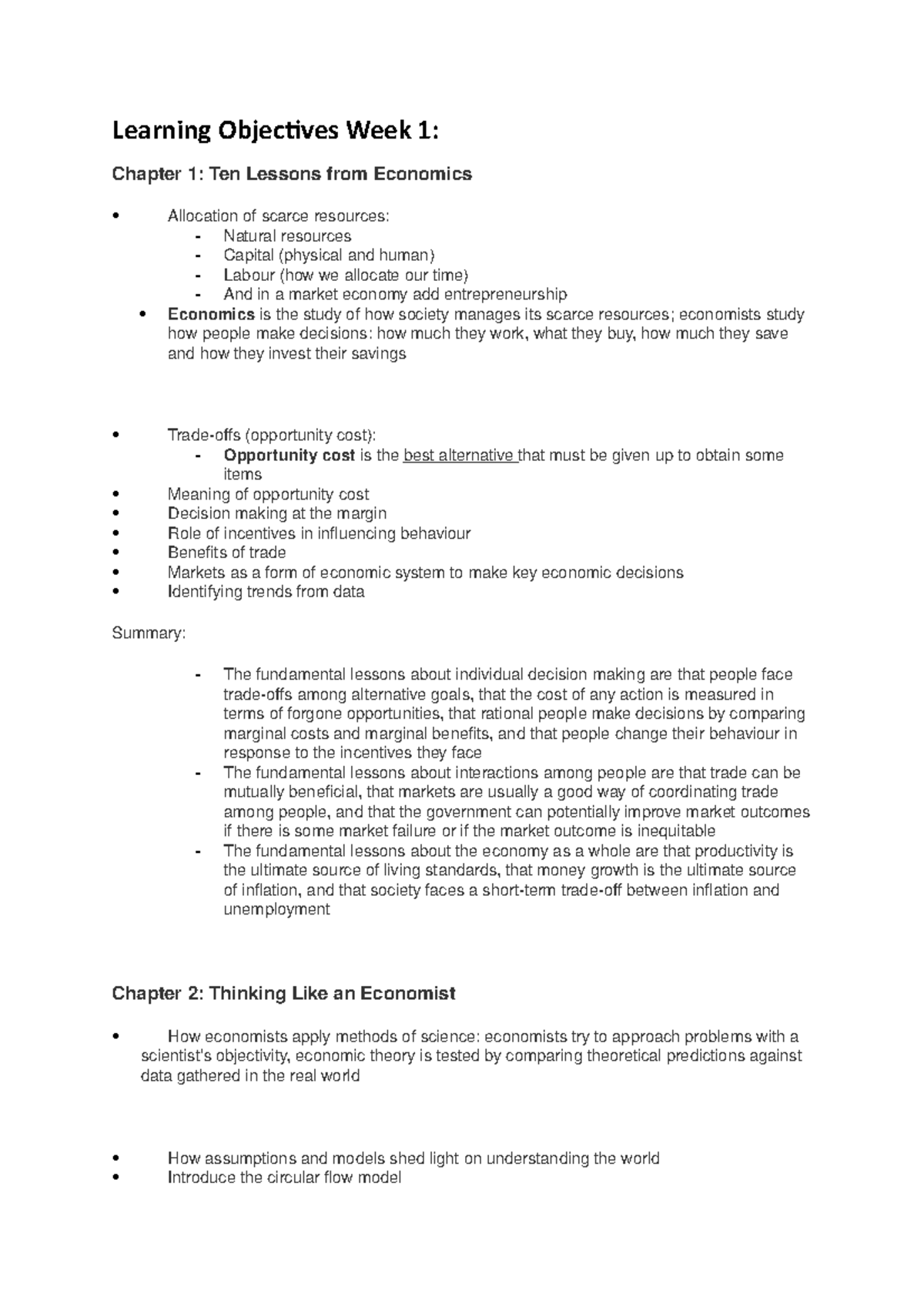 Learning Objectives Week 1 Lecture 01 - Learning Objectives Week 1 ...