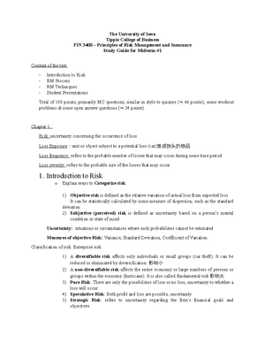 Test Bank Topic 5 - This document goes over all the potential Exam 2 ...