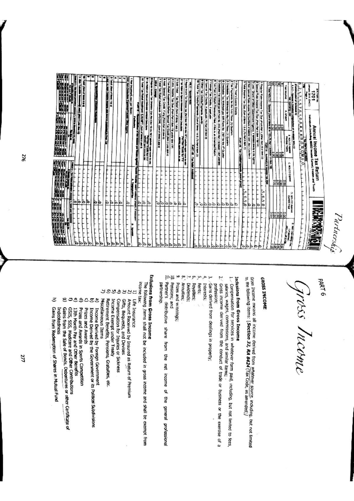 Inclusions and Deductions in Gross Income - BS Accountancy - Studocu
