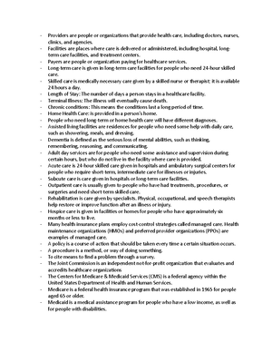 CNA Notes - Summaries and bullet points of every chapter in The Nursing ...
