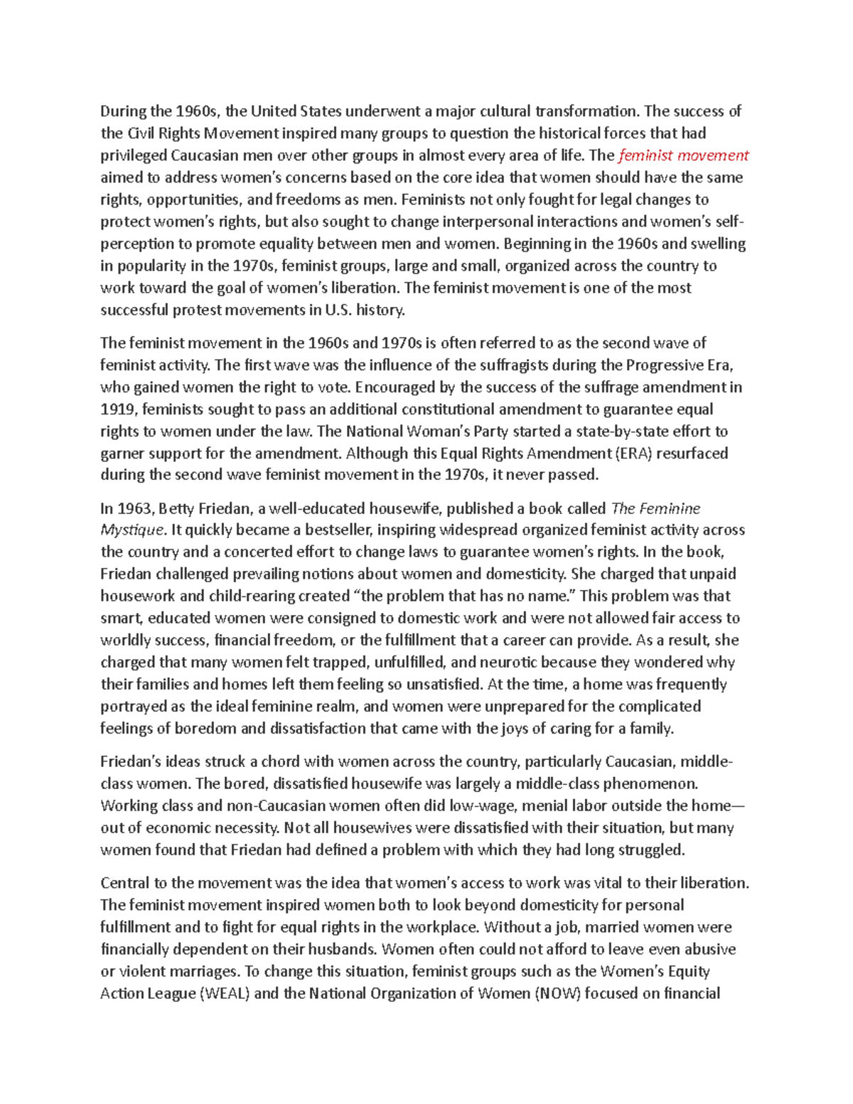 Time of Turmoil - During the 1960s, the United States underwent a major ...