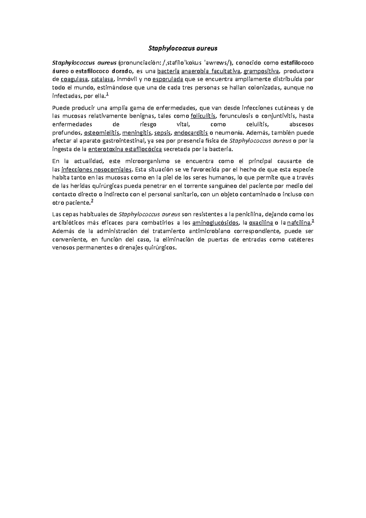 Staphylococcus aureus - Staphylococcus aureus Staphylococcus aureus ...