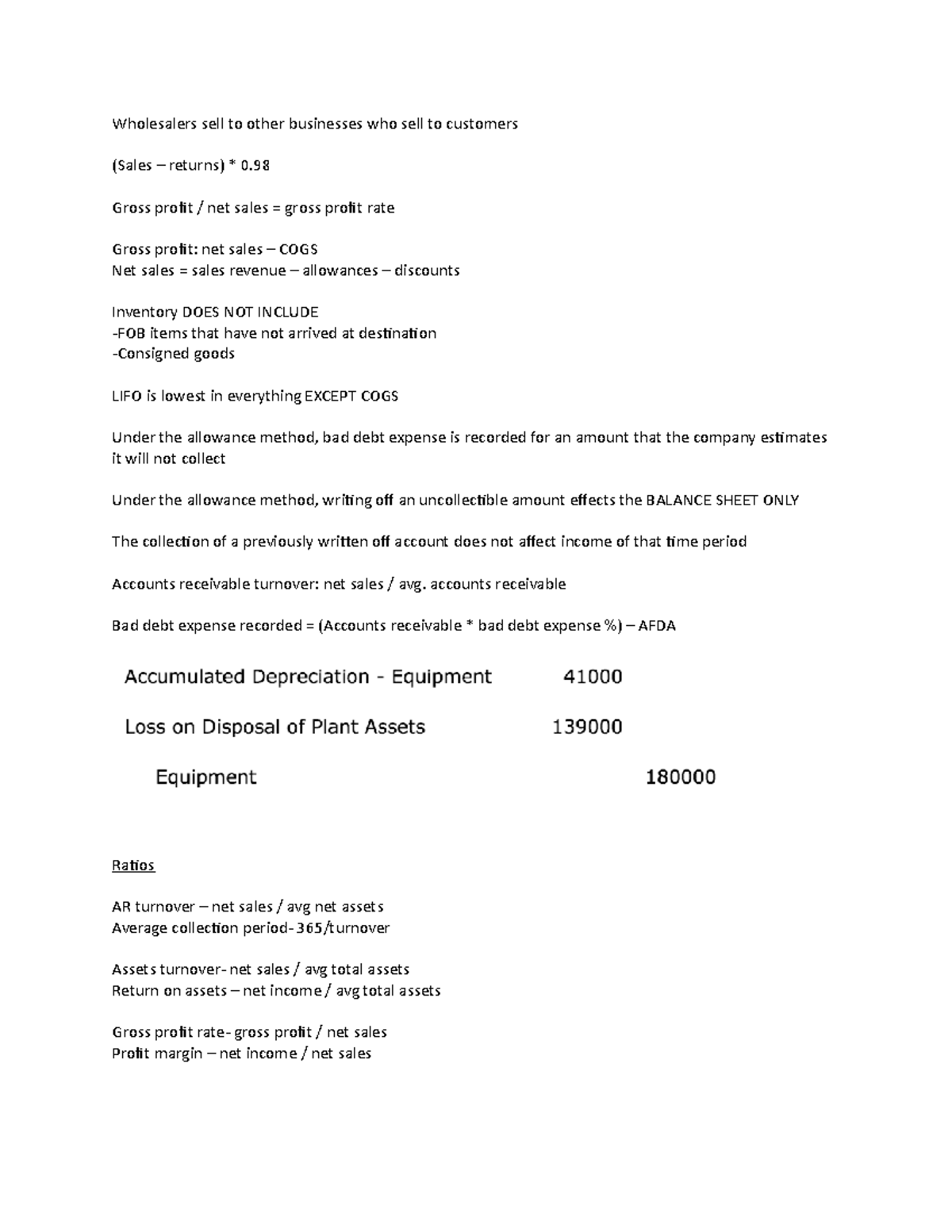 Test 2 sample questions - Wholesalers sell to other businesses who sell ...