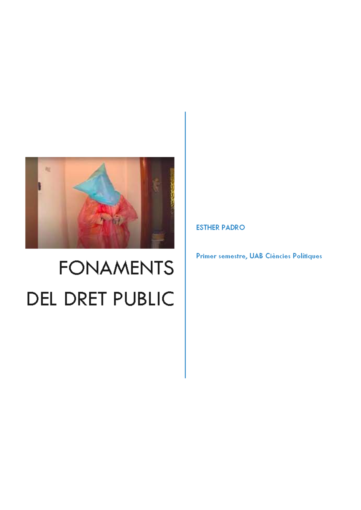 Fonaments del dret públic, Esther Padró - FONAMENTS DEL DRET PUBLIC ...