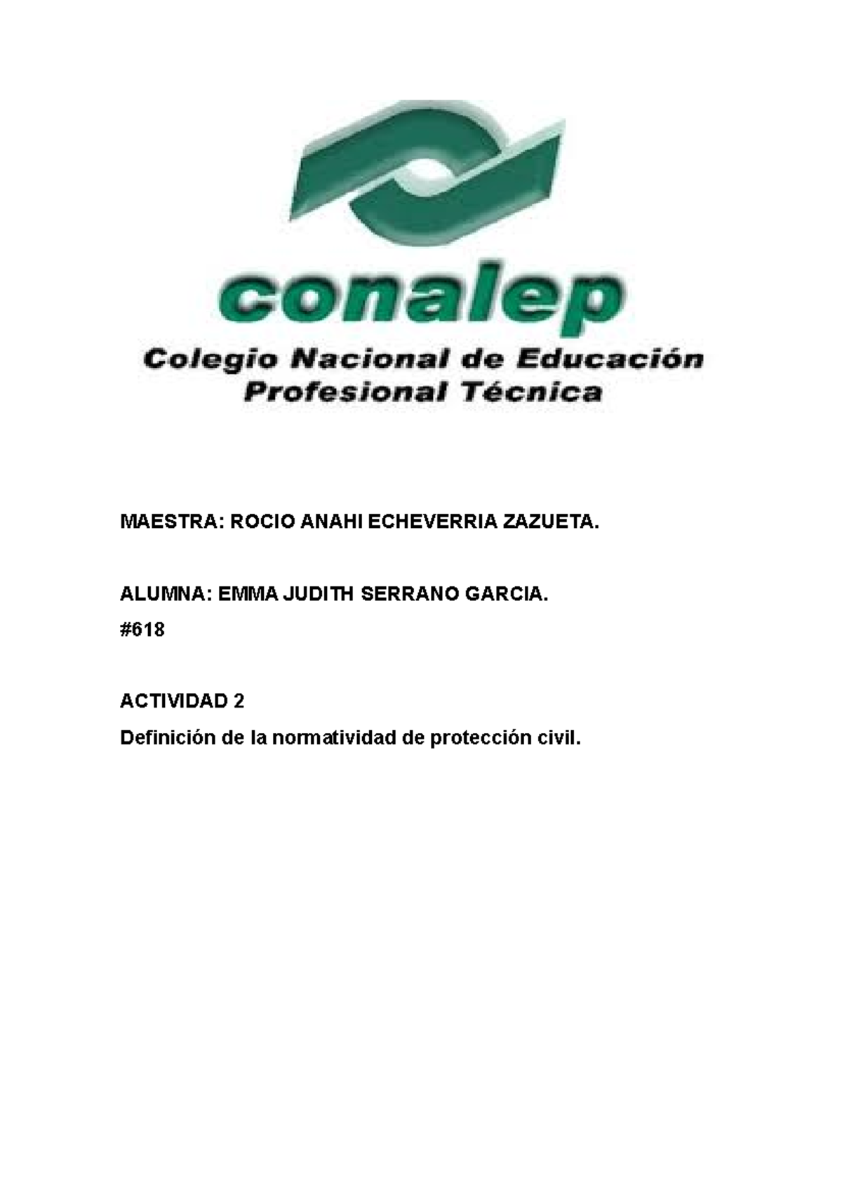 2 EPEM02 Serrano Garcia EMMA Judith - MAESTRA: ROCIO ANAHI ECHEVERRIA ...