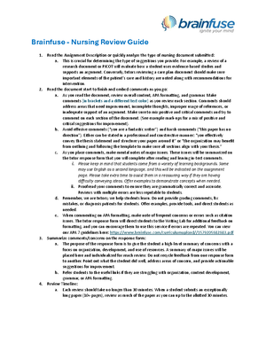 Response Form Guide - nursing - 1 Response Form Guide This guide is ...