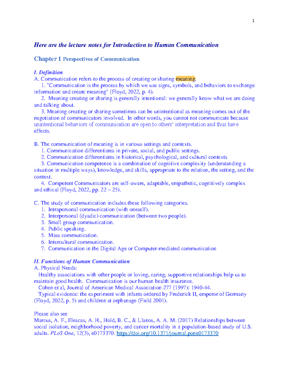 COM101Lecture Notes 1 - Yyy - Here are the lecture notes for ...