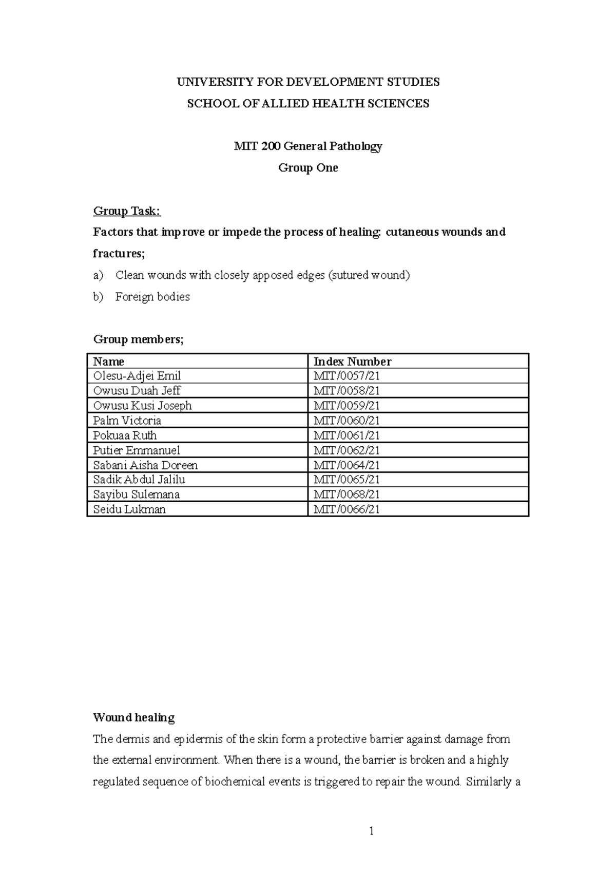 Patho - biomedical engineering - UG - Studocu