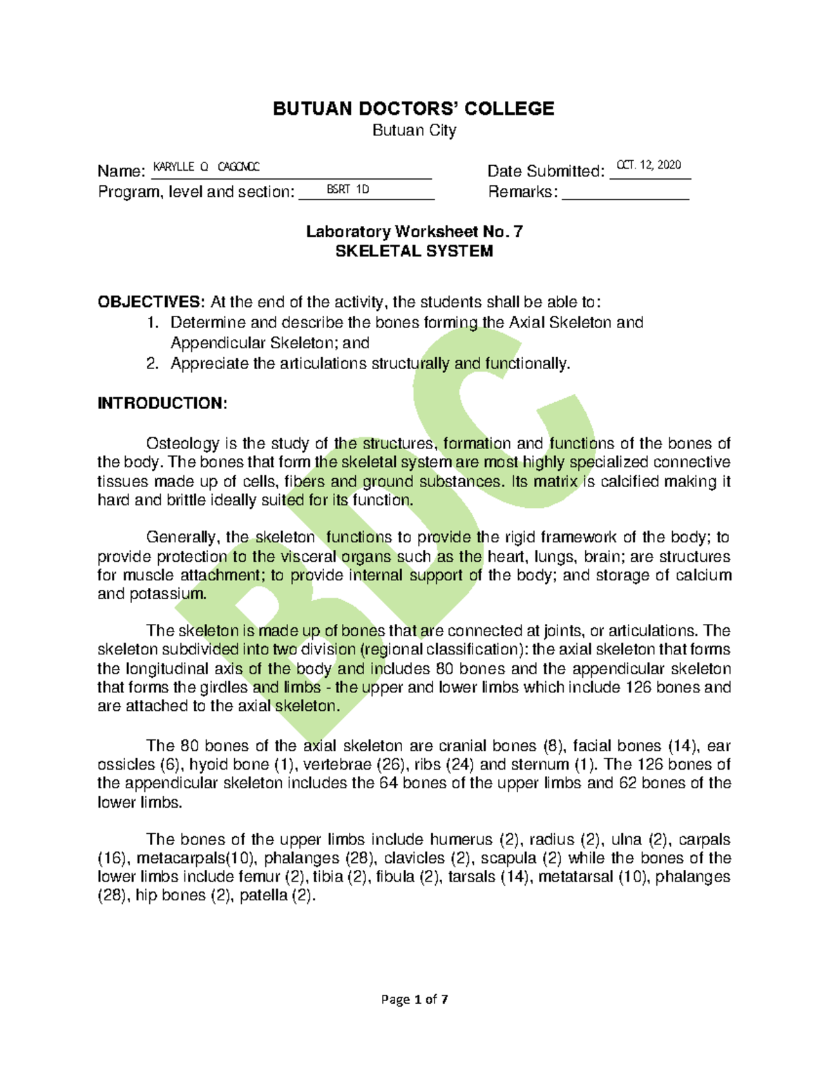 Skeletal System - Copy - .... - Warning: TT: undefined function: 32 Warning: Error during font ...