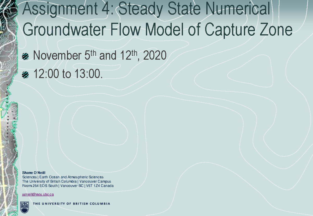 Assingments tutorials for chapter 4 - Assignment 4: Steady State ...