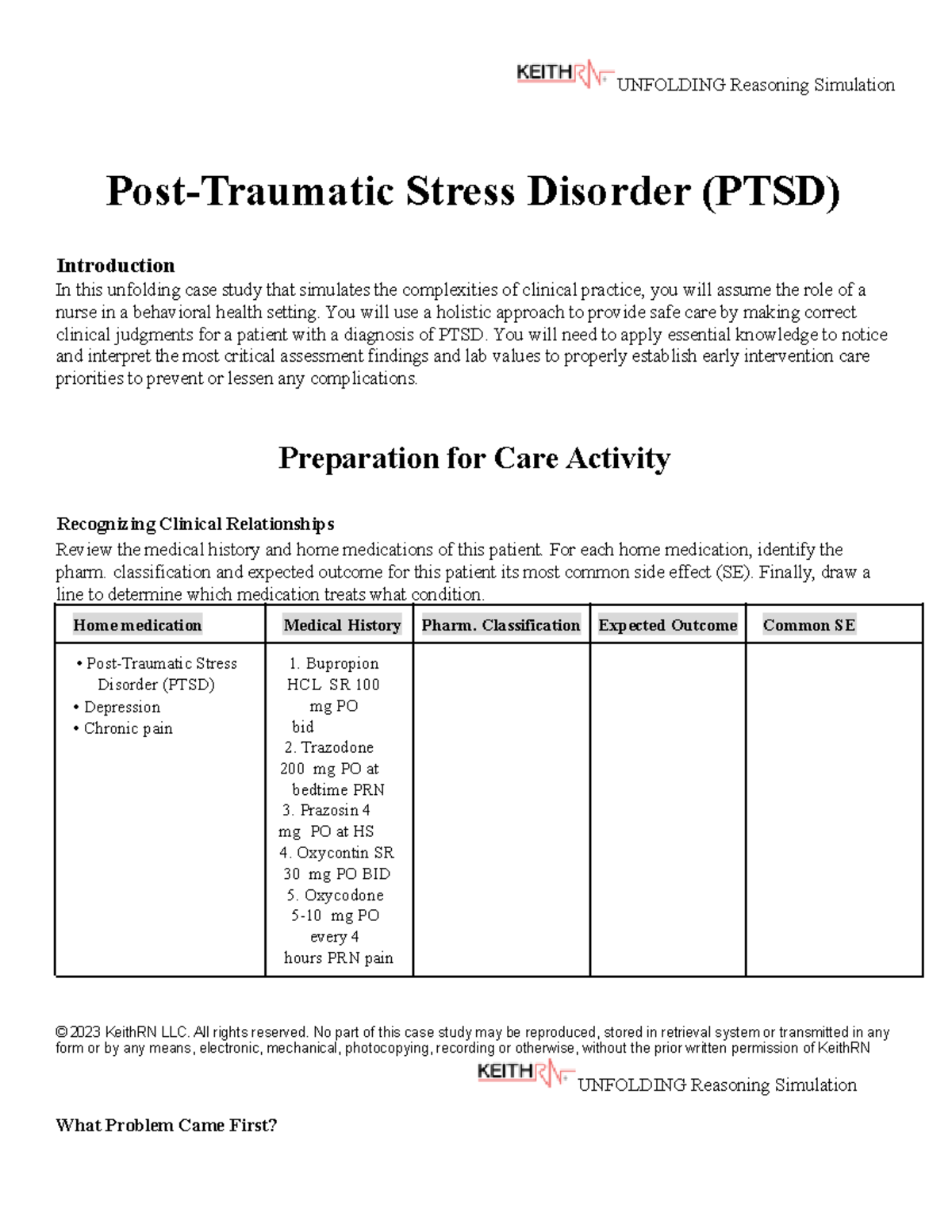 REV- Template Unfolding-PTSD - UNFOLDING Reasoning Simulation Post ...