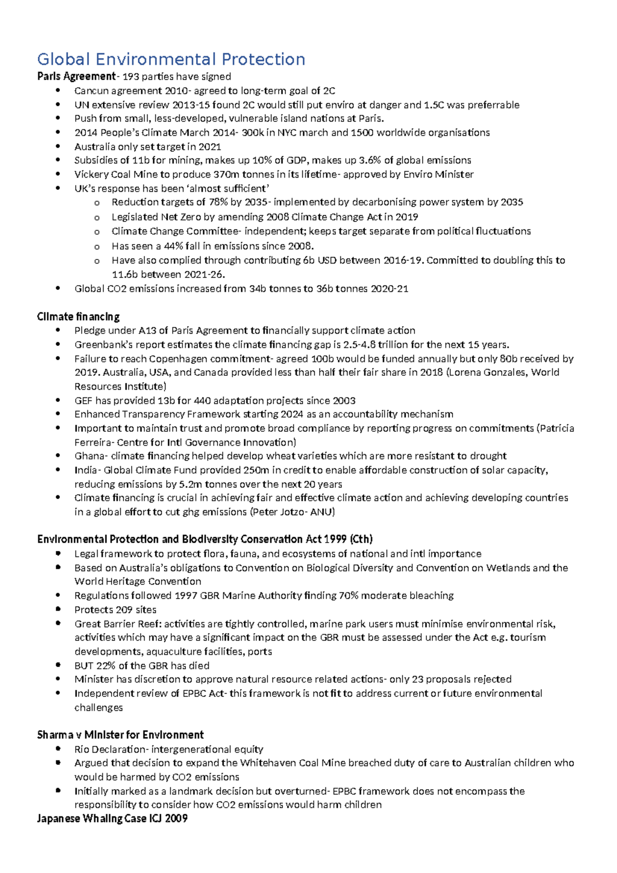 Evidence legal options - Global Environmental Protection Paris ...