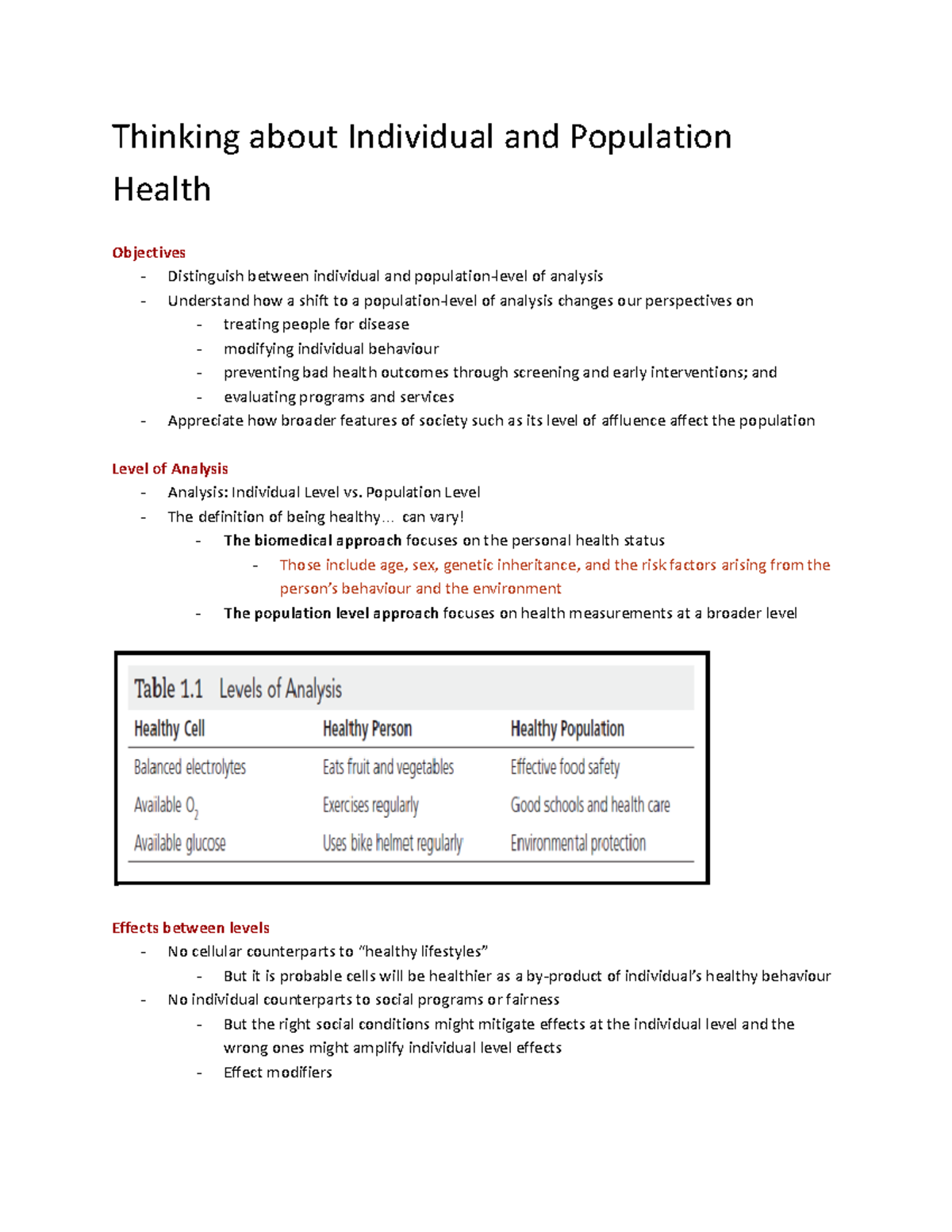 1.2 Chapter 1 Thinking about Individual and Population Health (+ppt ...