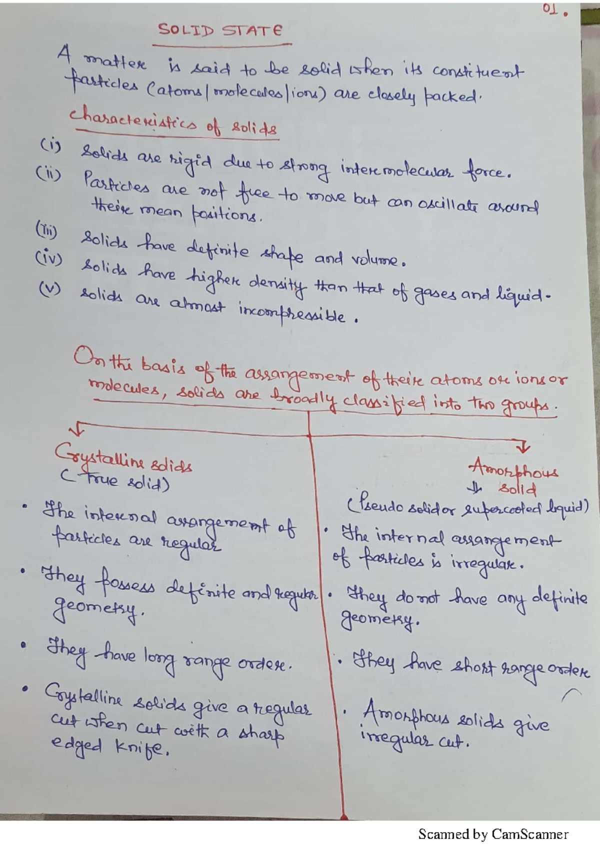 Solid State - Jee (Main + Advance) - Studocu