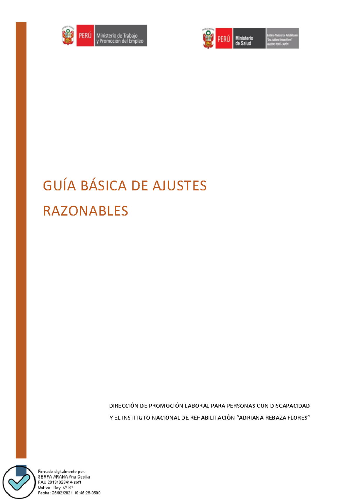 Guia de ajustes Razonables MTPE y INR - GUÍA BÁSICA DE AJUSTES ...