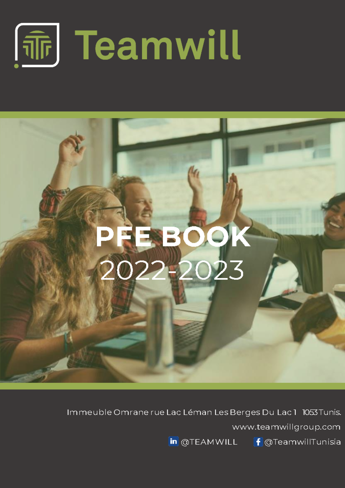 Teamwill PFE BOOK 2022 2023 1 - @TEAMWILL @TeamwillTunisia Immeuble ...
