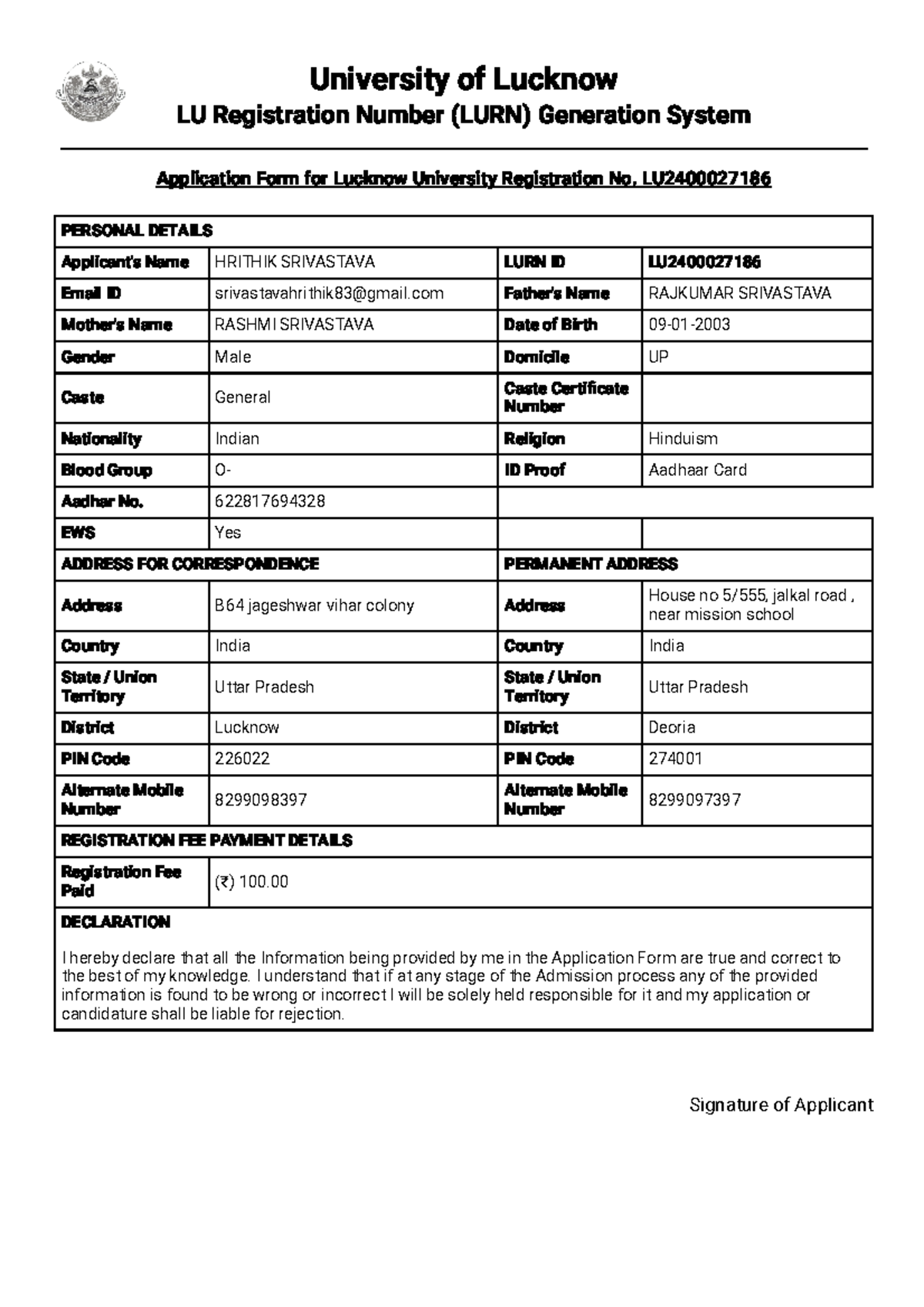 Preview - This is research project report for BBA . - Signature of ...