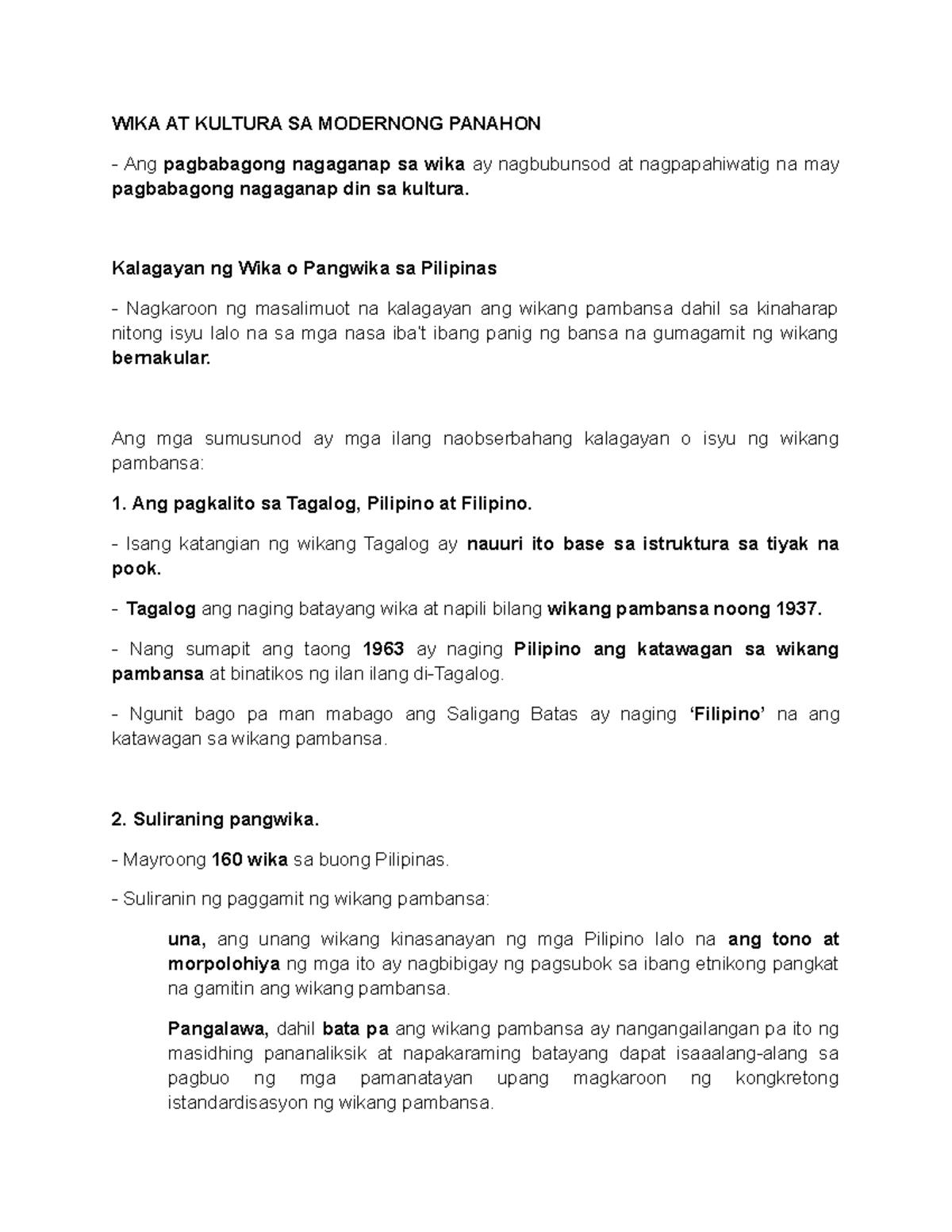 Wlk WEEK 6-9 - yeergergeee eeeeeeeeeeeee ee - WIKA AT KULTURA SA ...