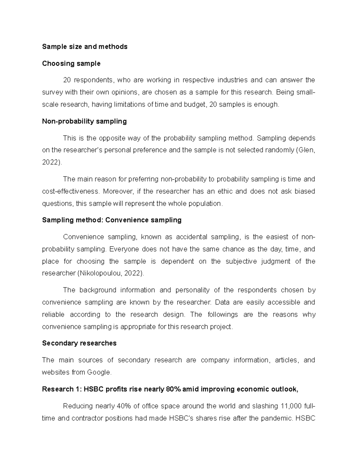 Hnin Ei Hlaing HW3 - this is a part of my assignment that i got distinction - Sample size and ...