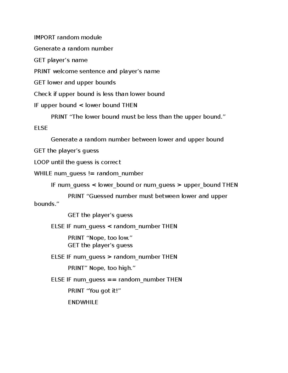 Assignment M4 - Module 4 - IMPORT random module Generate a random ...