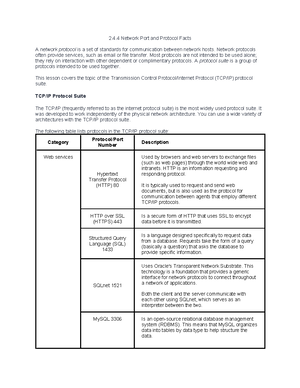 IP address formatting - Most networks today use the Internet Protocol ...