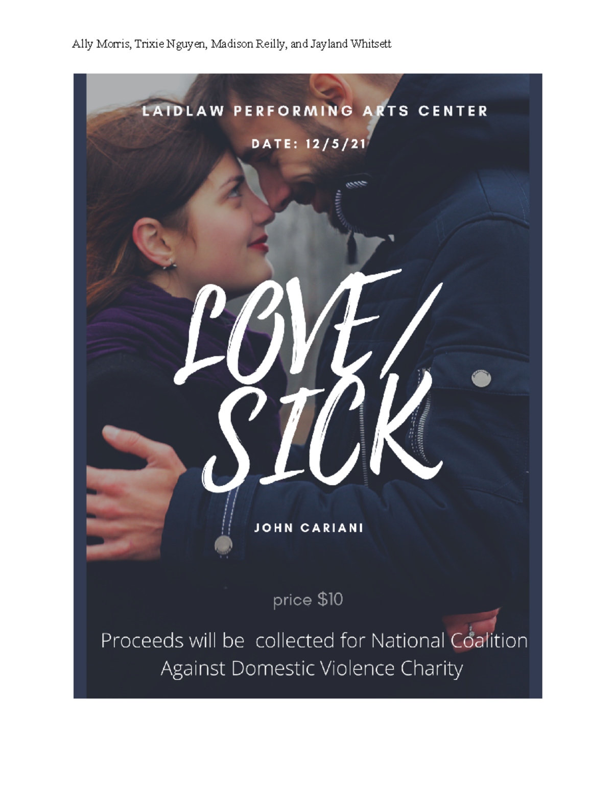 Poster Design Assignment - Ally Morris, Trixie Nguyen, Madison Reilly ...