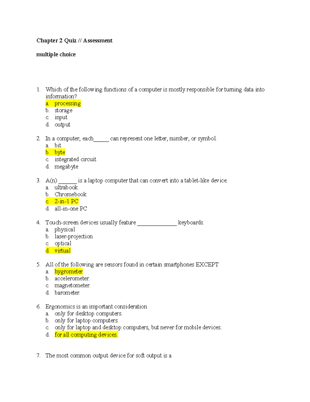 CIS Chapter 2 Quiz Practice Quiz Warning TT Undefined Function 