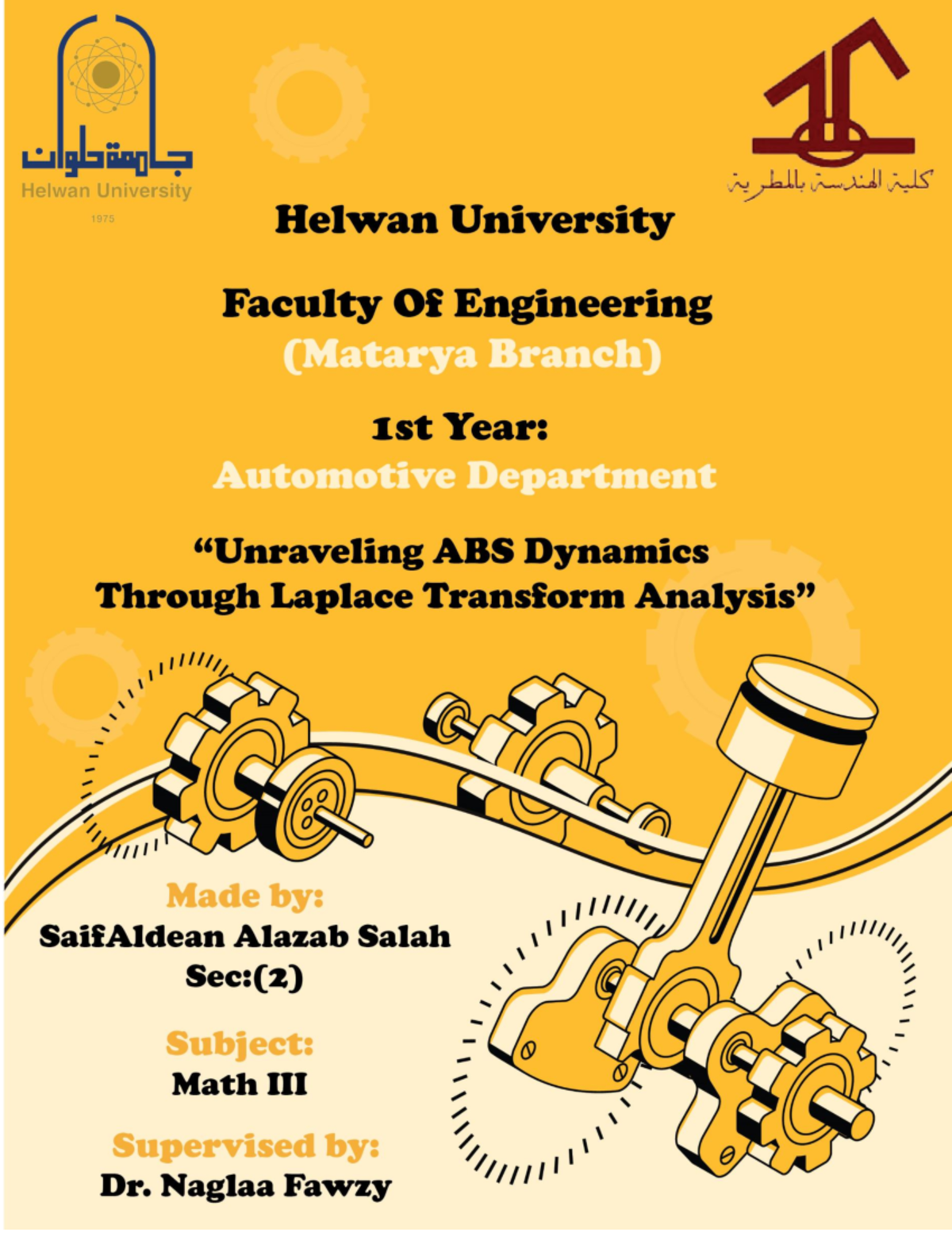 LABS - Unraveling Anti-lock Braking Systems Dynamics Through Laplace ...