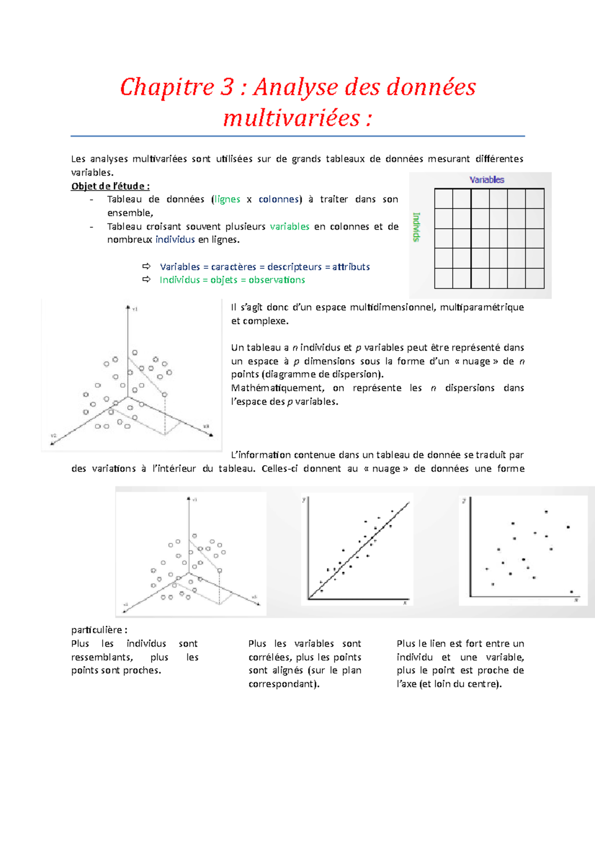 Chapitre 3 - Outils Statistiques en Ecologie - Chapitre 3 : Analyse des ...