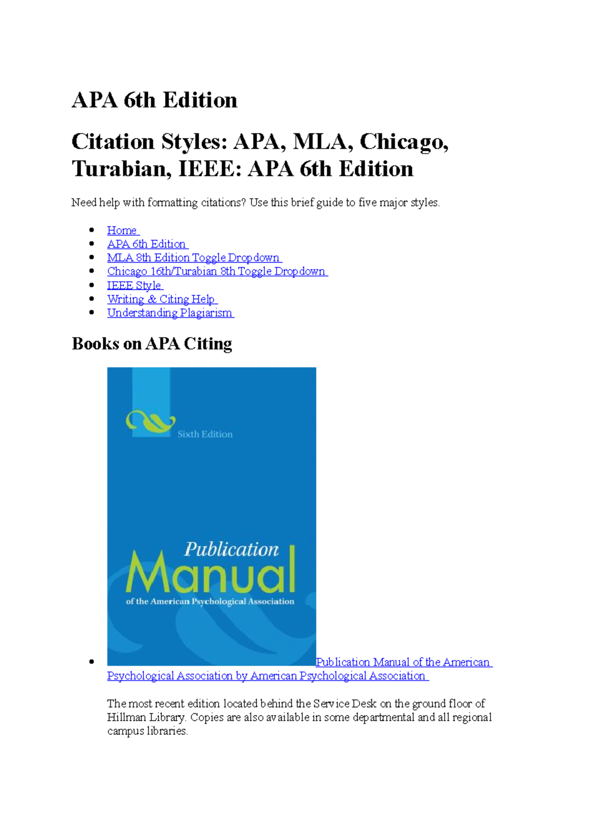 APA 6th Edition - NOTES ON CAPITAL MANAGEMENT - APA 6th Edition ...