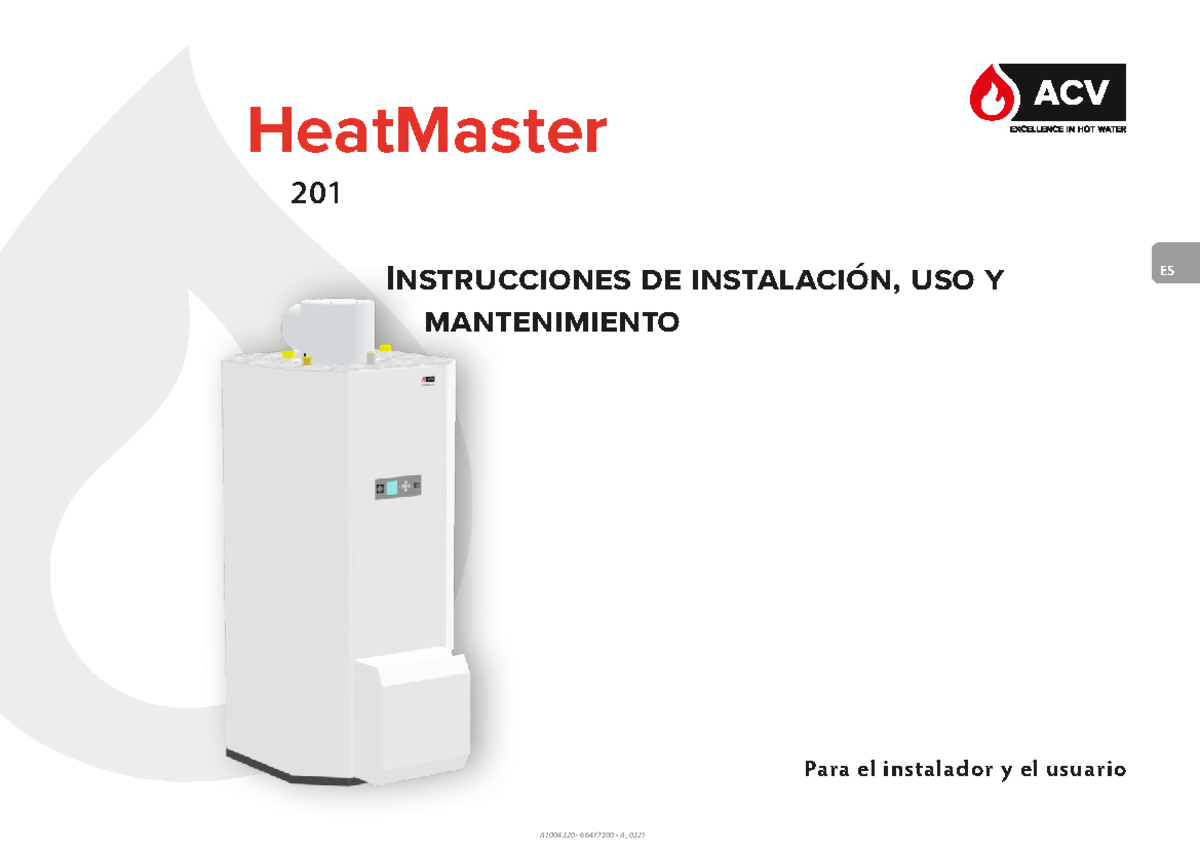 Manual Heat Master 201 ES Fabrica - A1004320 - 664Y7500 • A_ EN FR NL ...