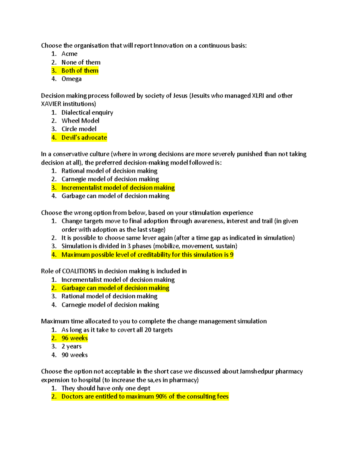 Organisational Structure and HR Alignment End Term Paper MCQ - Choose ...
