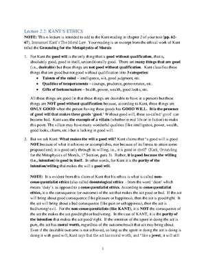 Lecture 1.3 - More Specifics About Ethics - 1 Lecture 1 - MORE ...