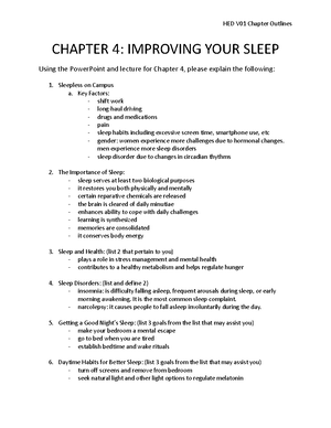 HED V01 Ch Outlines 2 - review of chapter 2. - HED V01 Chapter Outlines ...