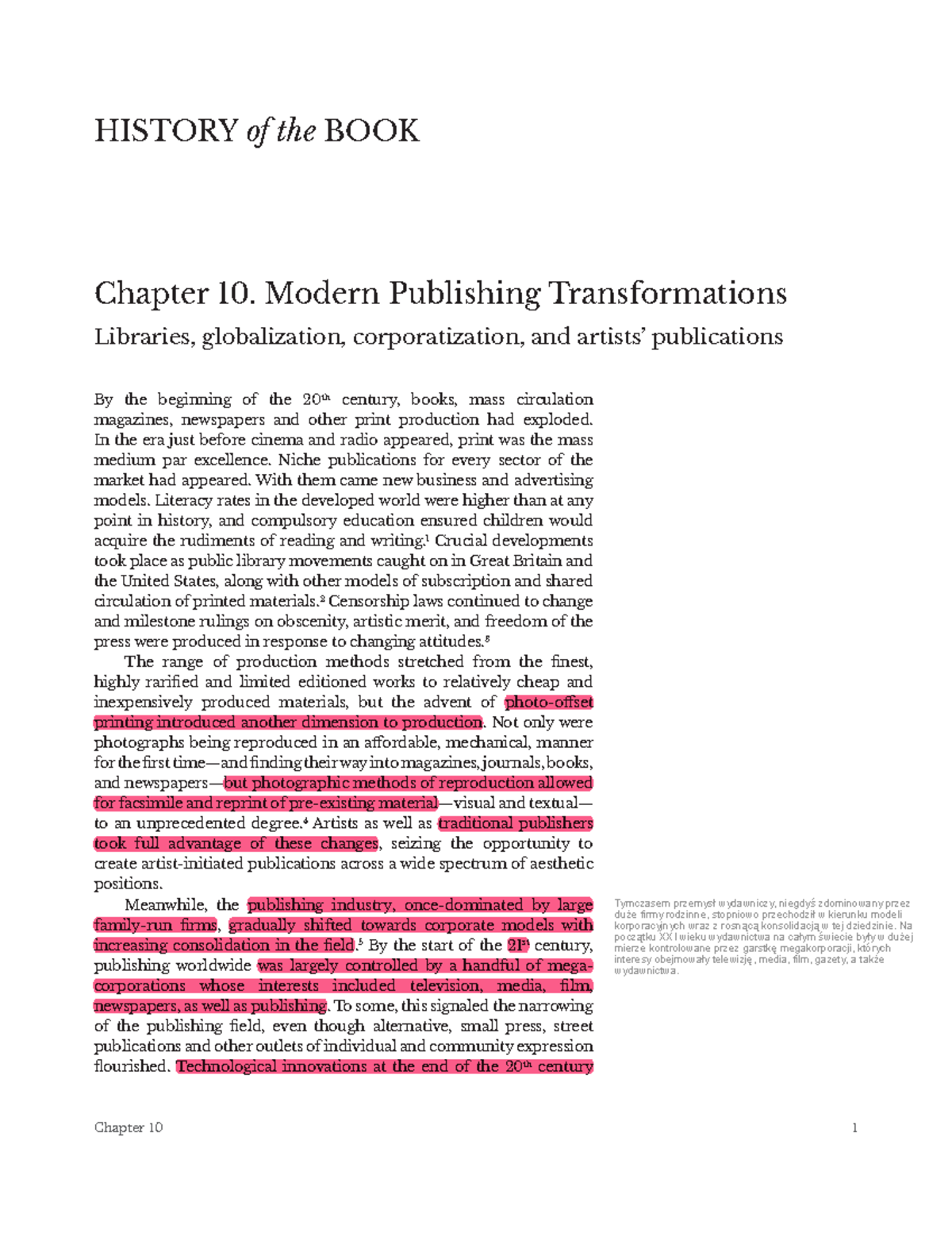 Book History - GRK - HISTORY of the BOOK Chapter 10. Modern Publishing ...