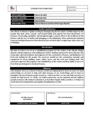 Project Work Plan Form - Civic Welfare Training Service 102 - PROJECT ...