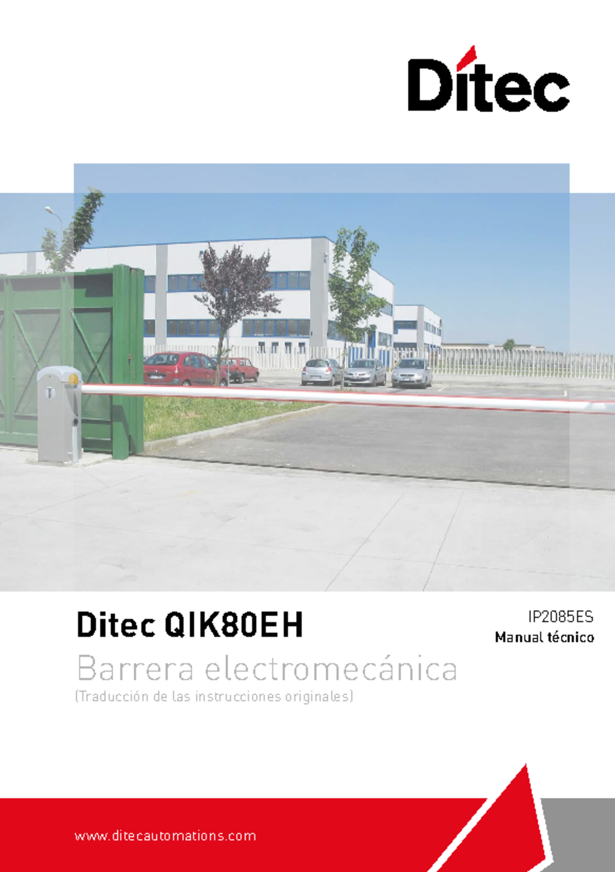 ES - Ditec Qik80EH manual técnico - ditecautomations Ditec Q I K 8 0EH ...
