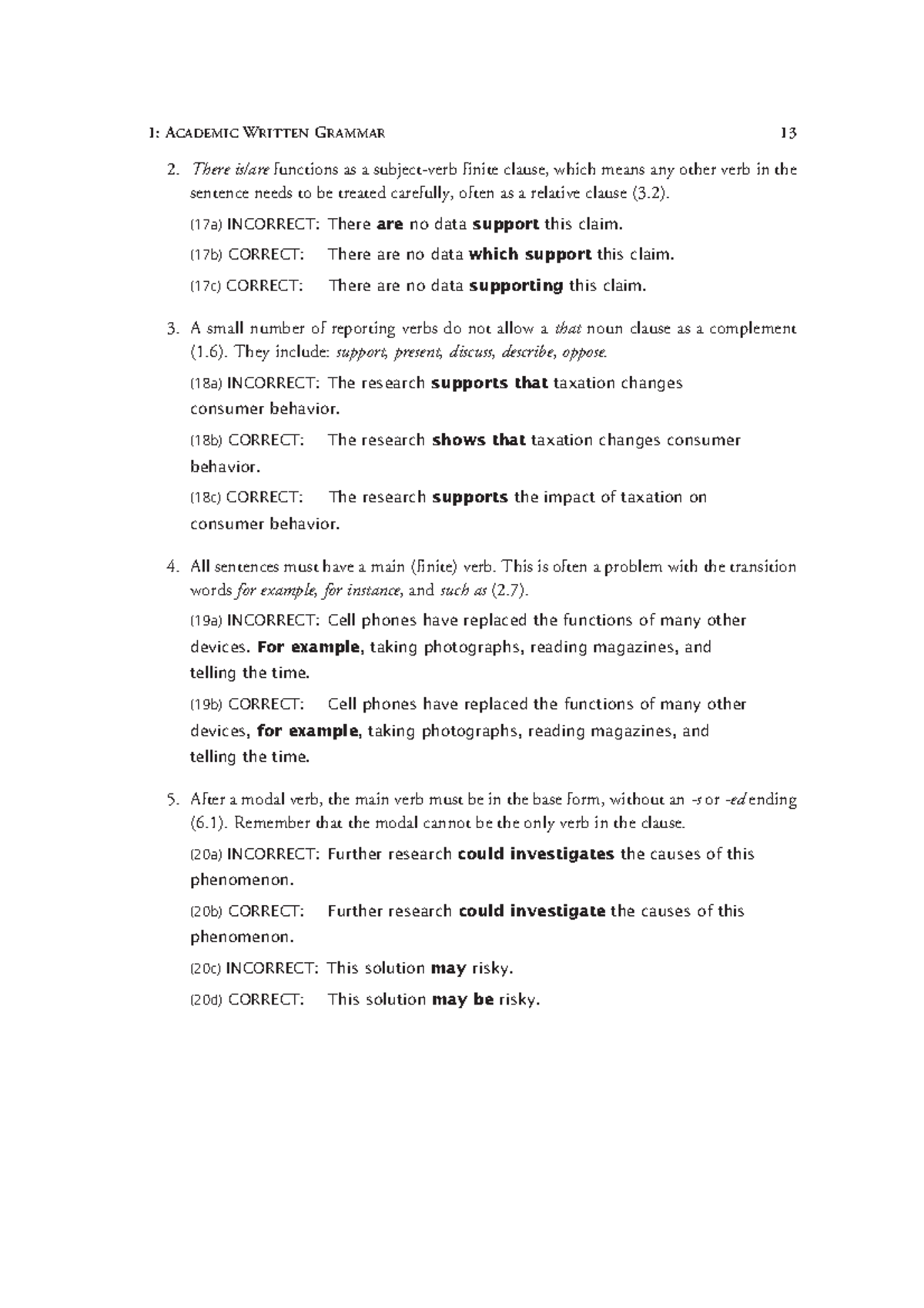 UNIT 2 - Clause Combination - 1: A CADEMIC W RITTEN G RAMMAR 13 2 ...