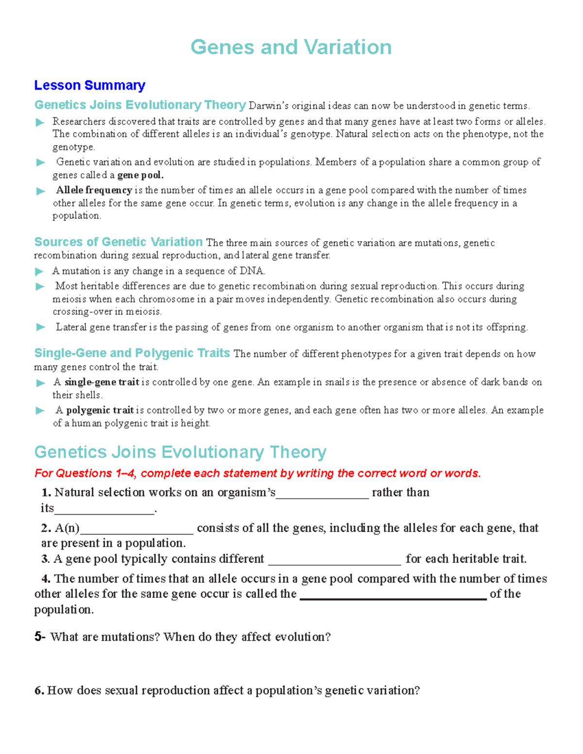 Kami Export - Brithany Rodriguez Vargas - Ch.18 Part 1 Practice - Genes ...