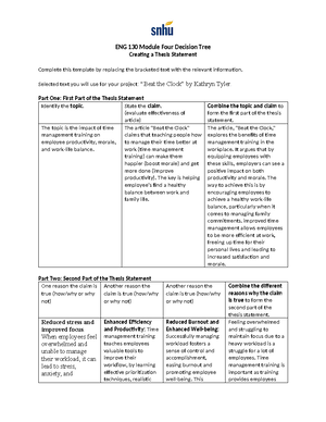 IDS150 1-2 - module 1-2 - 1-2 Short Paper: What Sustainability Means to ...
