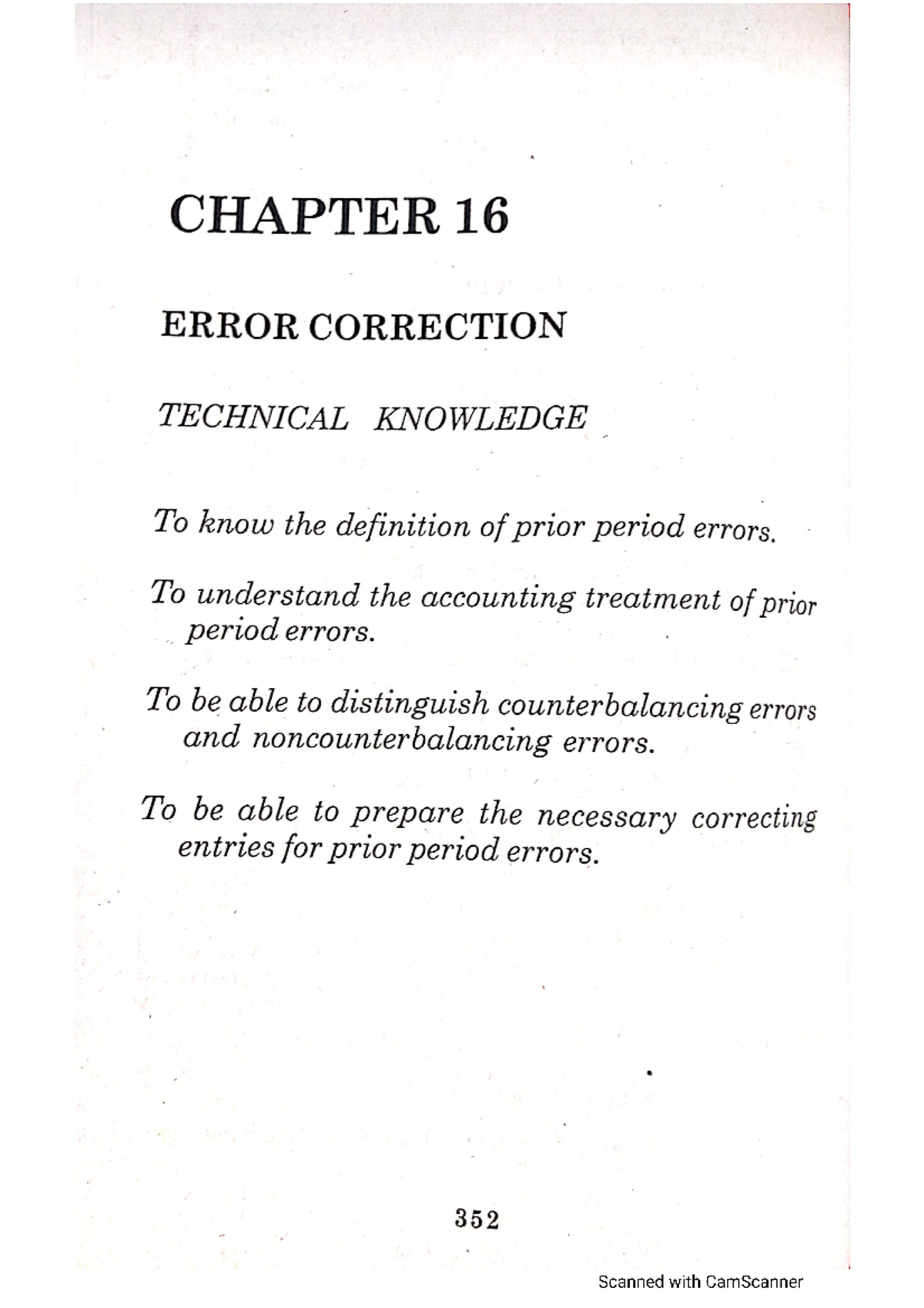 C16- Error Correction - intermediate accounting - Accountancy - Studocu