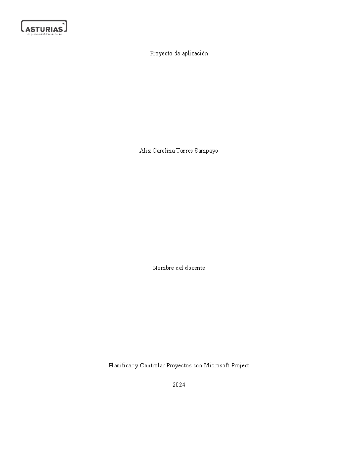 Plantilla PA - Project management - Proyecto de aplicación Alix ...