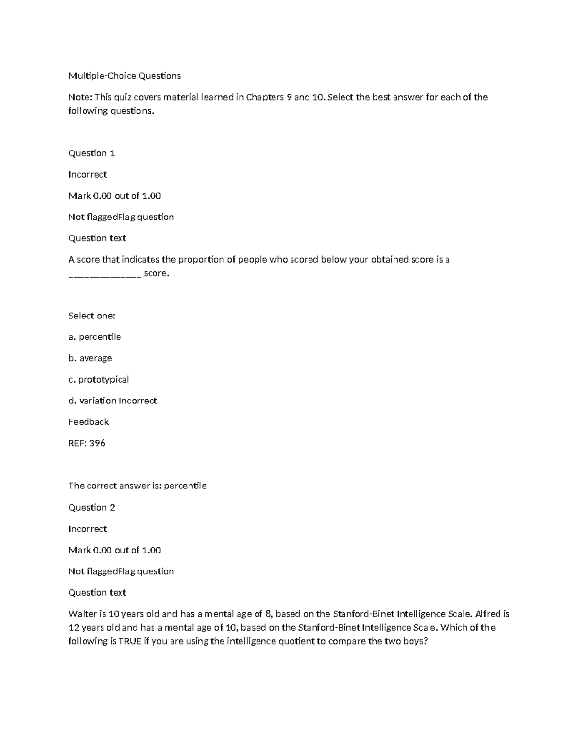 Graded Quiz 2 Units 3 4 - mandatory quiz - Multiple-Choice Questions ...